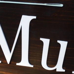 Large Custom Golf Sign Putter Golf Club Business Logo Wood Raised Text ...