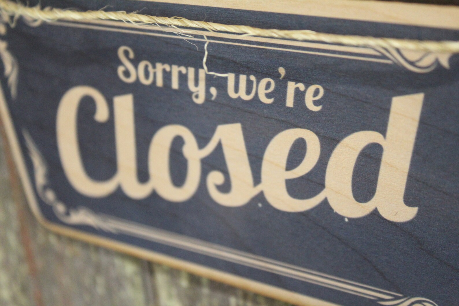 Open Closed Double Sided Close Advertising Small Business | Etsy