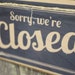 Open Closed Double Sided Close Advertising Small Business - Etsy