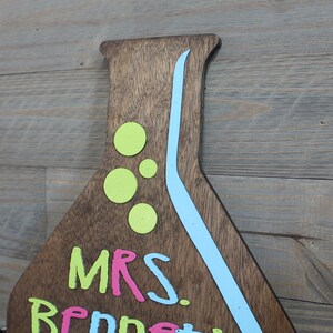 Custom Beaker Science Teacher Chemistry Experiment Personalize Sign ...