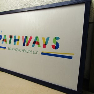Custom Wood Sign Uvprinted Image Framed Behavioral Health Signage ...