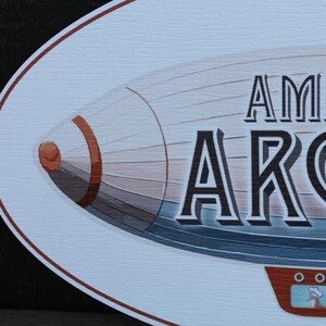 Custom Blimp Arcade Fun Game Center Textured Oval Weatherproof Sign Pvc ...