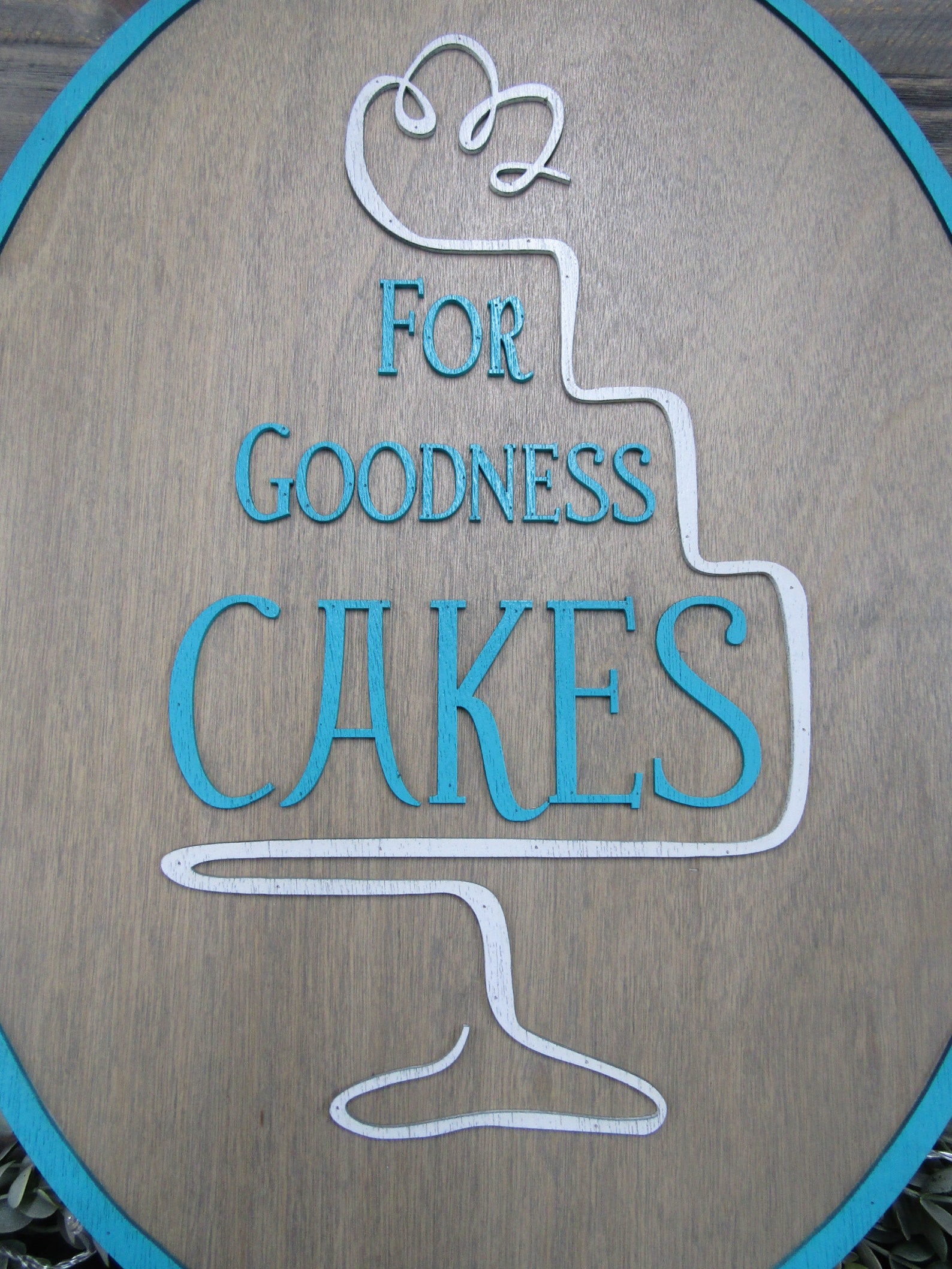 Bakery and Cakes Wood Sign – Funny Bakery Wall Decor for Kitchen or ...