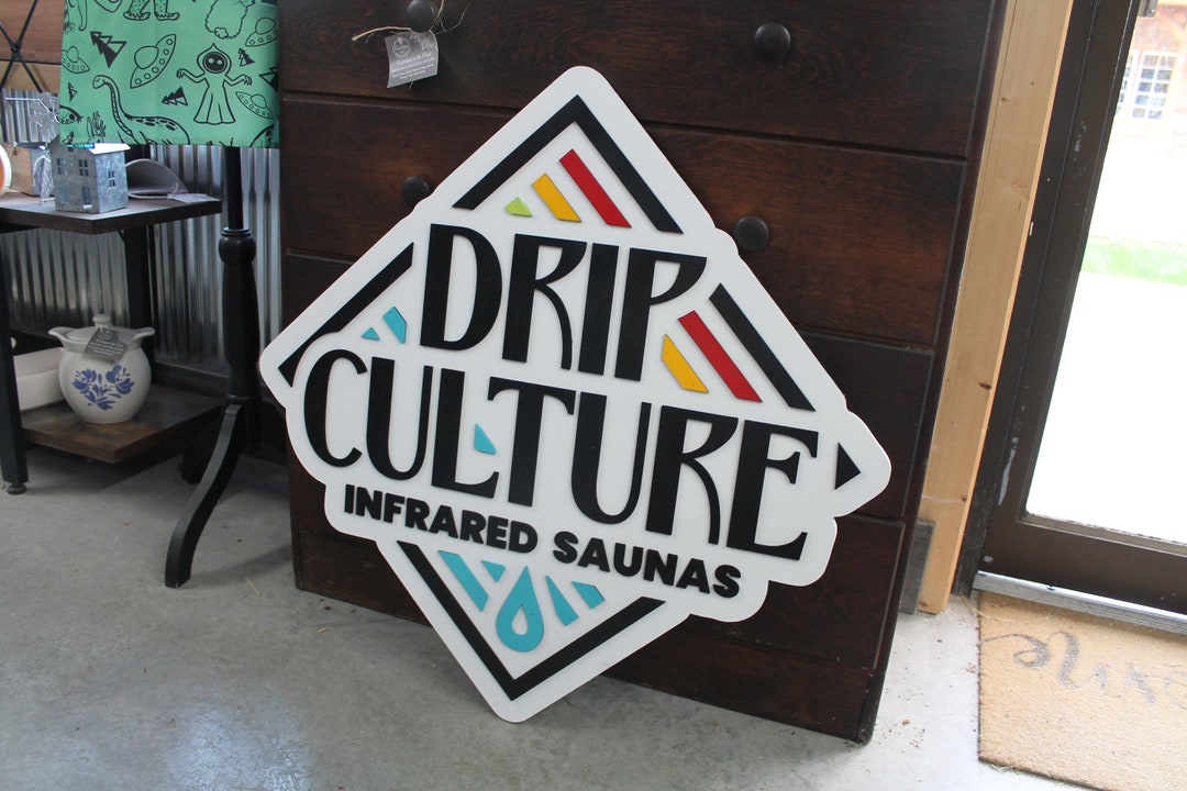 Custom Sauna Sign Contoured Business Commerical Signage Diamond Color ...