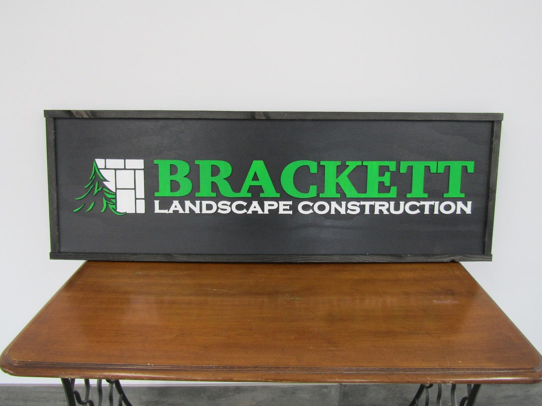 Large Custom Business Sign Your Actual Logo Paint Match Construction ...