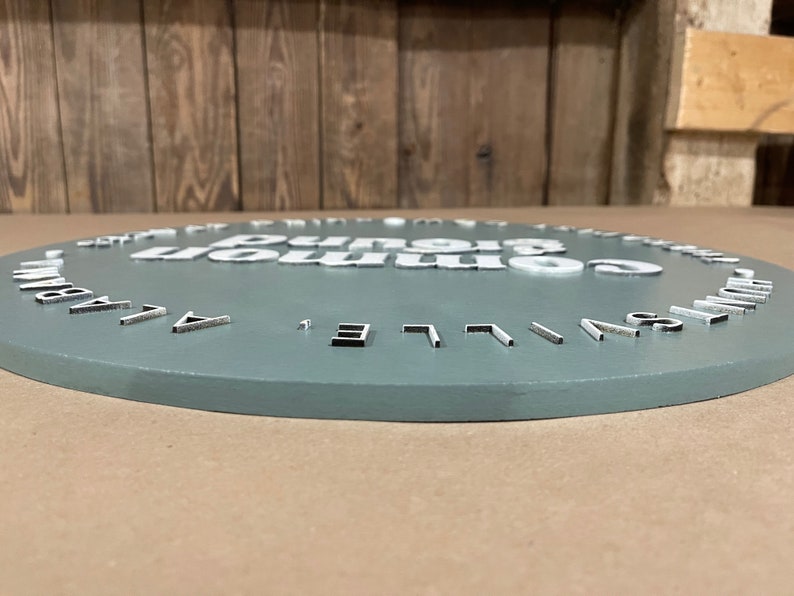 Large Round Custom Sign Commerical Signage Common Ground | Etsy