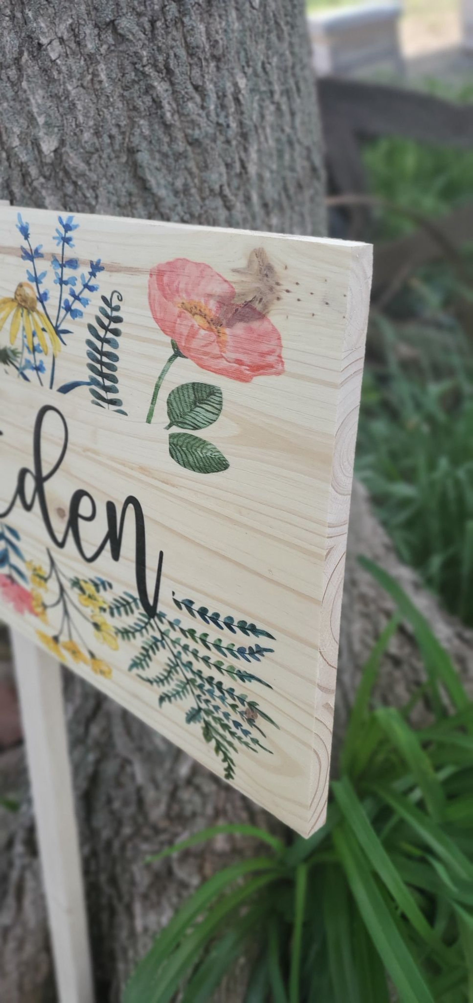Our Eden Garden Floral Sign Mothers Gift Wife Gift Gardener - Etsy