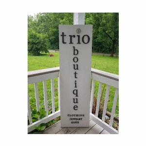 Full Size Outdoor Porch Open Sign Boutique Business Sign Clothing Store ...
