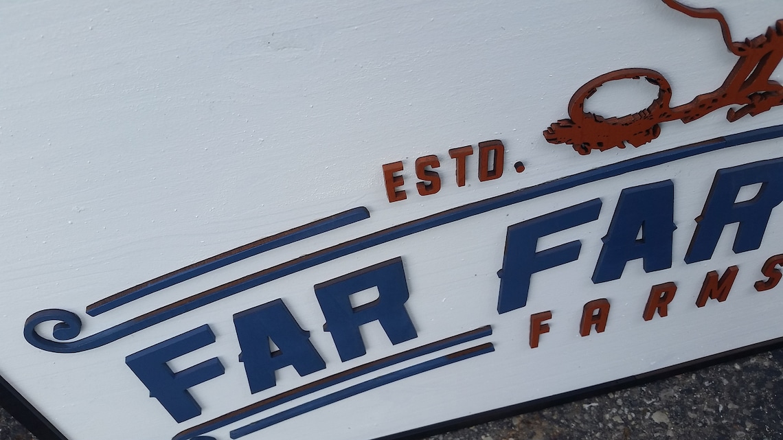 Farm Sign Hobby Farm Sign Chickens Home Grown Commercial | Etsy