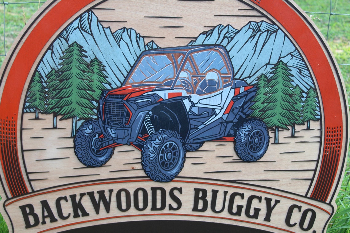 Custom Logo Emblem Raised Text Business Sign Image Large ATV - Etsy