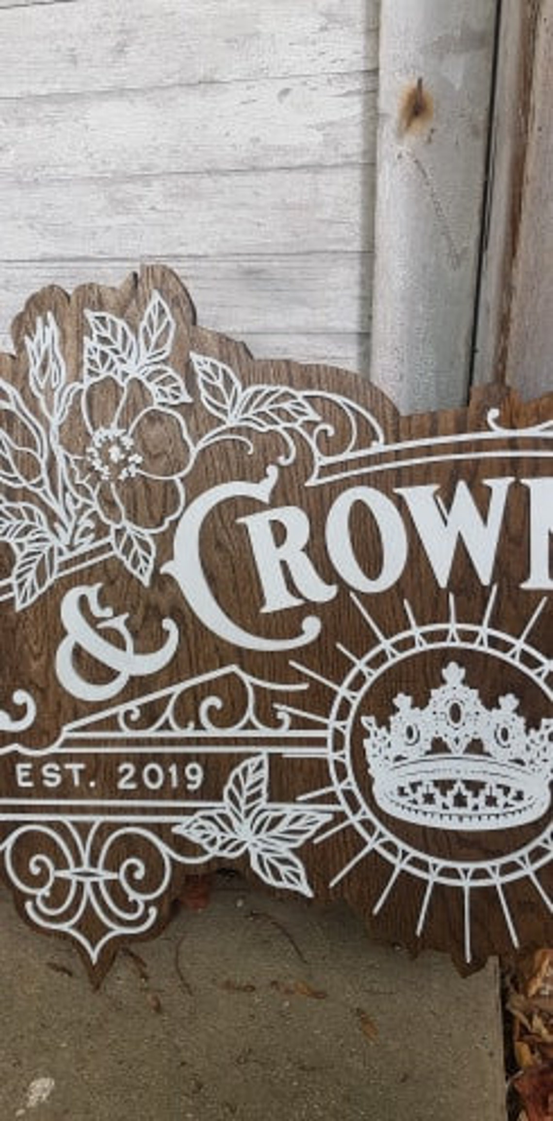 Large Custom wood Tattoo Business Sign Small Business We Use | Etsy