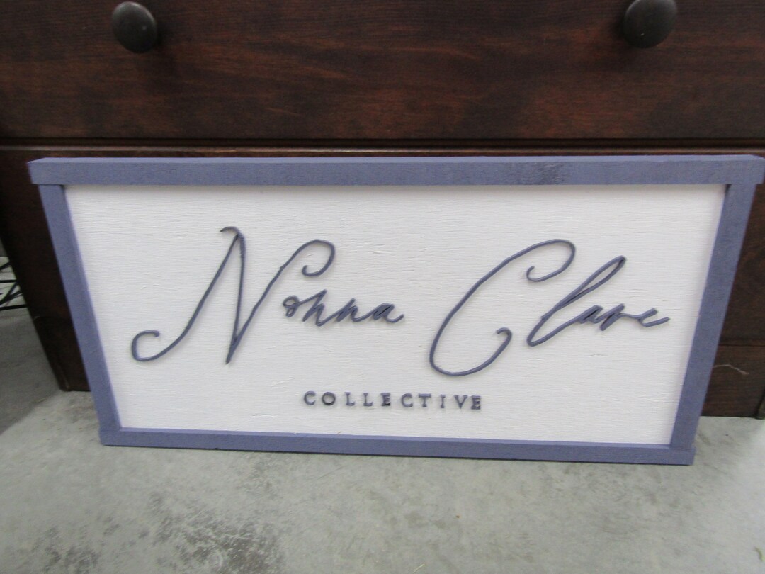 Custom Business Sign Collective Store Retailer Personalized Sign ...