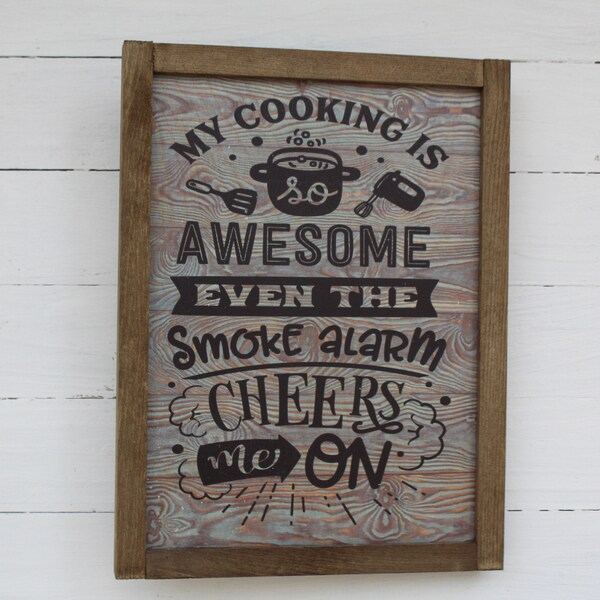 Cooking Wood Sign - Etsy