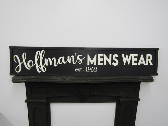 Large Custom Apparel Store Sign Over-sized Rustic Business | Etsy