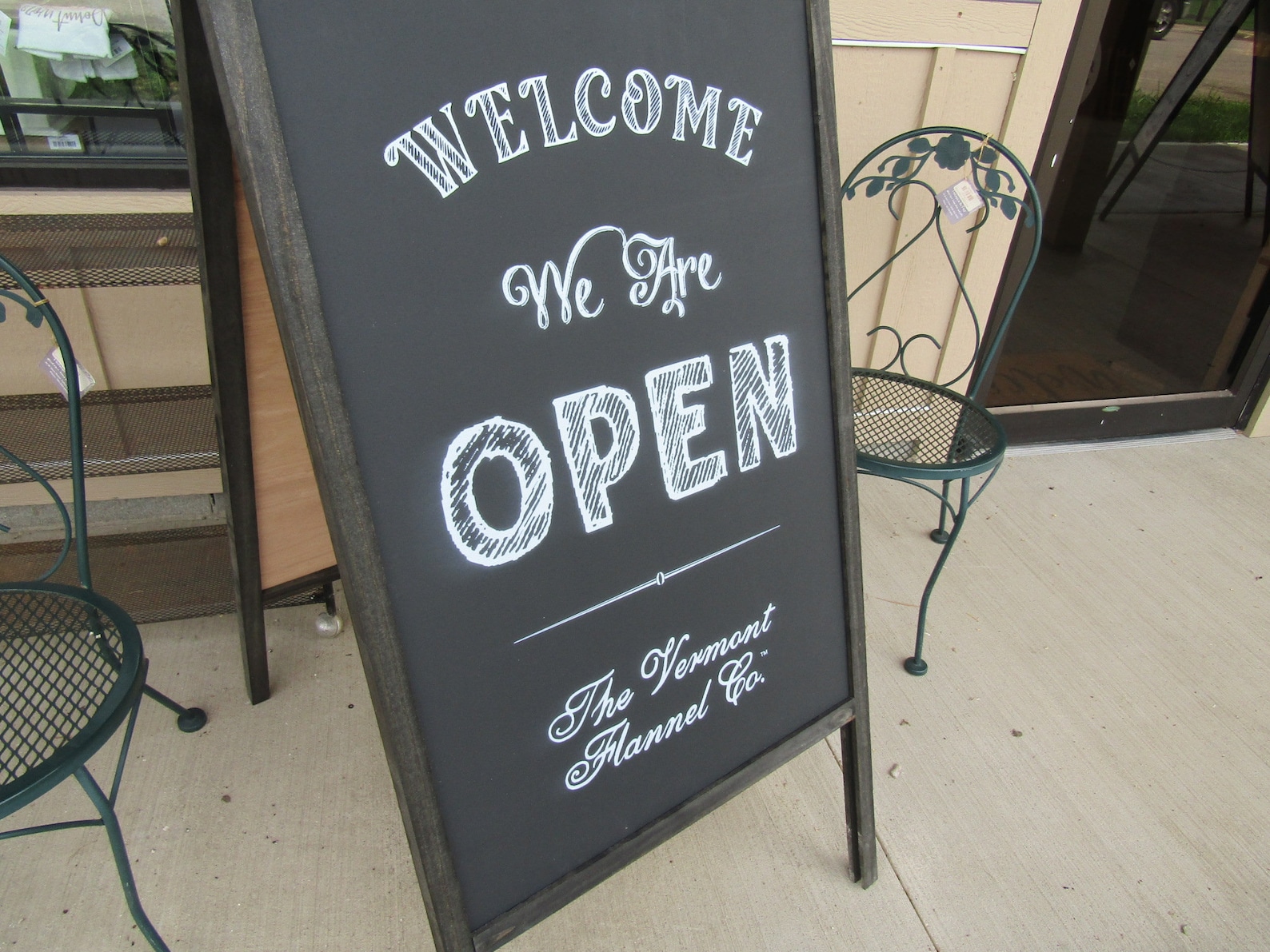 Customizable A-frame Sidewalk Sign: Welcome, We Are Open - Etsy