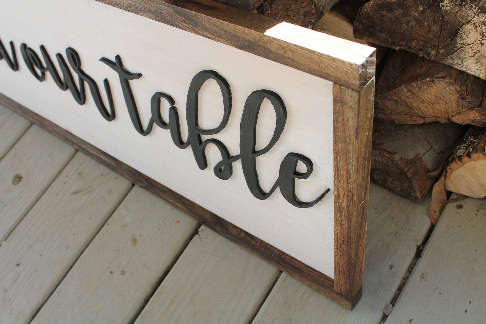 Large Farmhouse Sign Thanksgiving Sign Gather Together | Etsy