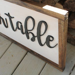 Large Farmhouse Sign, Thanksgiving Sign, Gather Together, Gather at Our ...