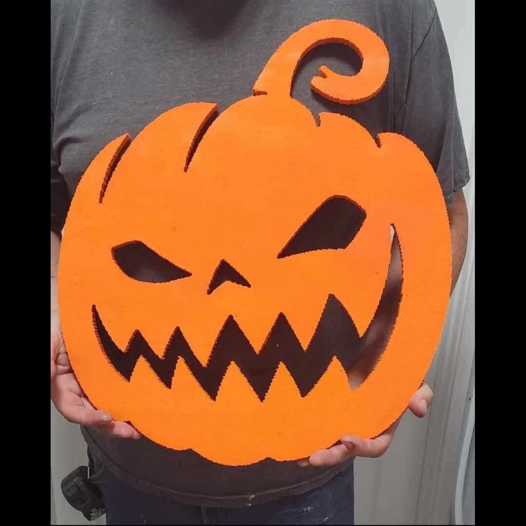 Spooky Jack O Lantern Teeth Pumpkin Halloween Decor Self - Etsy