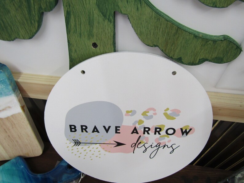 Custom Wooden Lightweight Sign Commerical Signage Pastel Your - Etsy