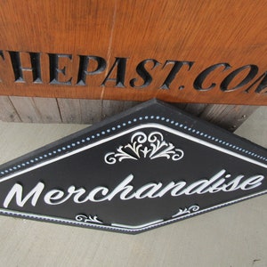 Custom Merchandise Sign Counter Direction Contoured Business Commerical ...