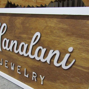 Permanent Jewelry Custom Business Signage Rectangle 3D Vendor Booth ...