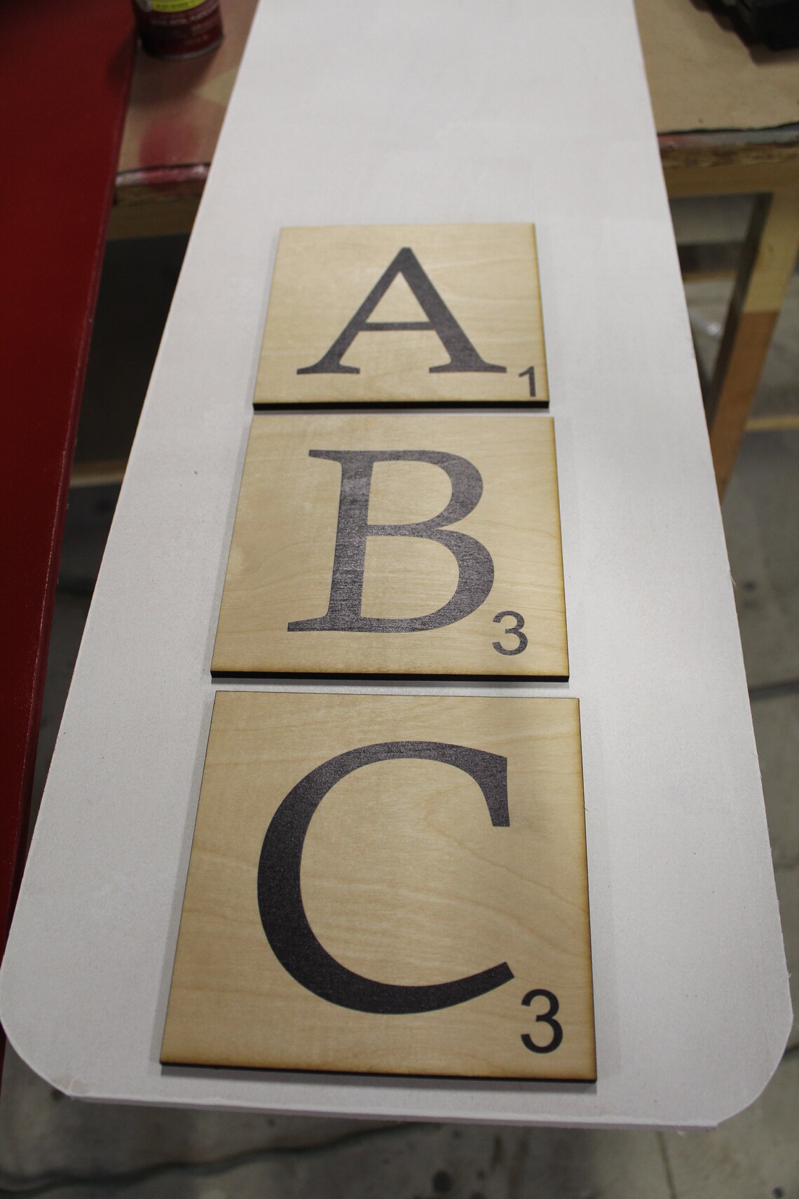 Scrabble Letter Title Text Cutout DIY Wood Wall Decor Collage - Etsy