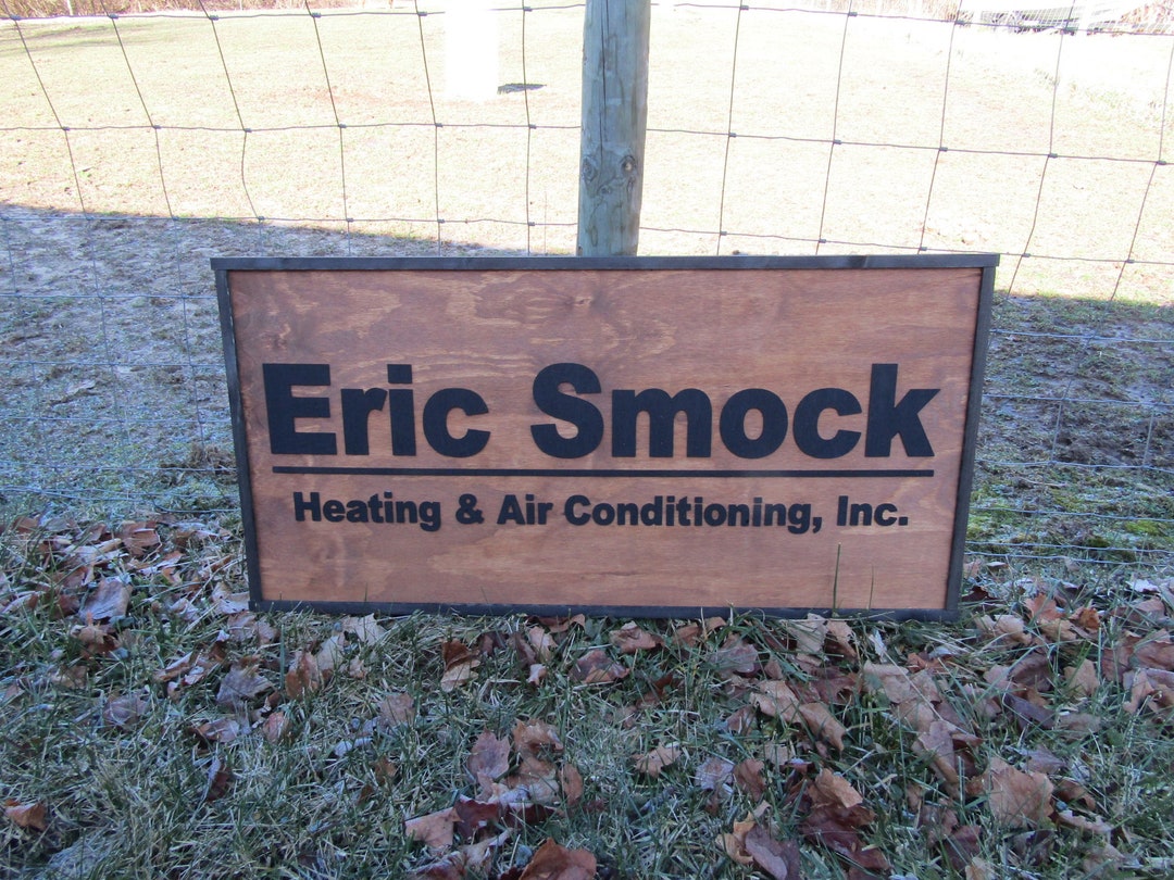 Custom Wooden Business Sign Commerical Signage Raised Text 3D Name ...