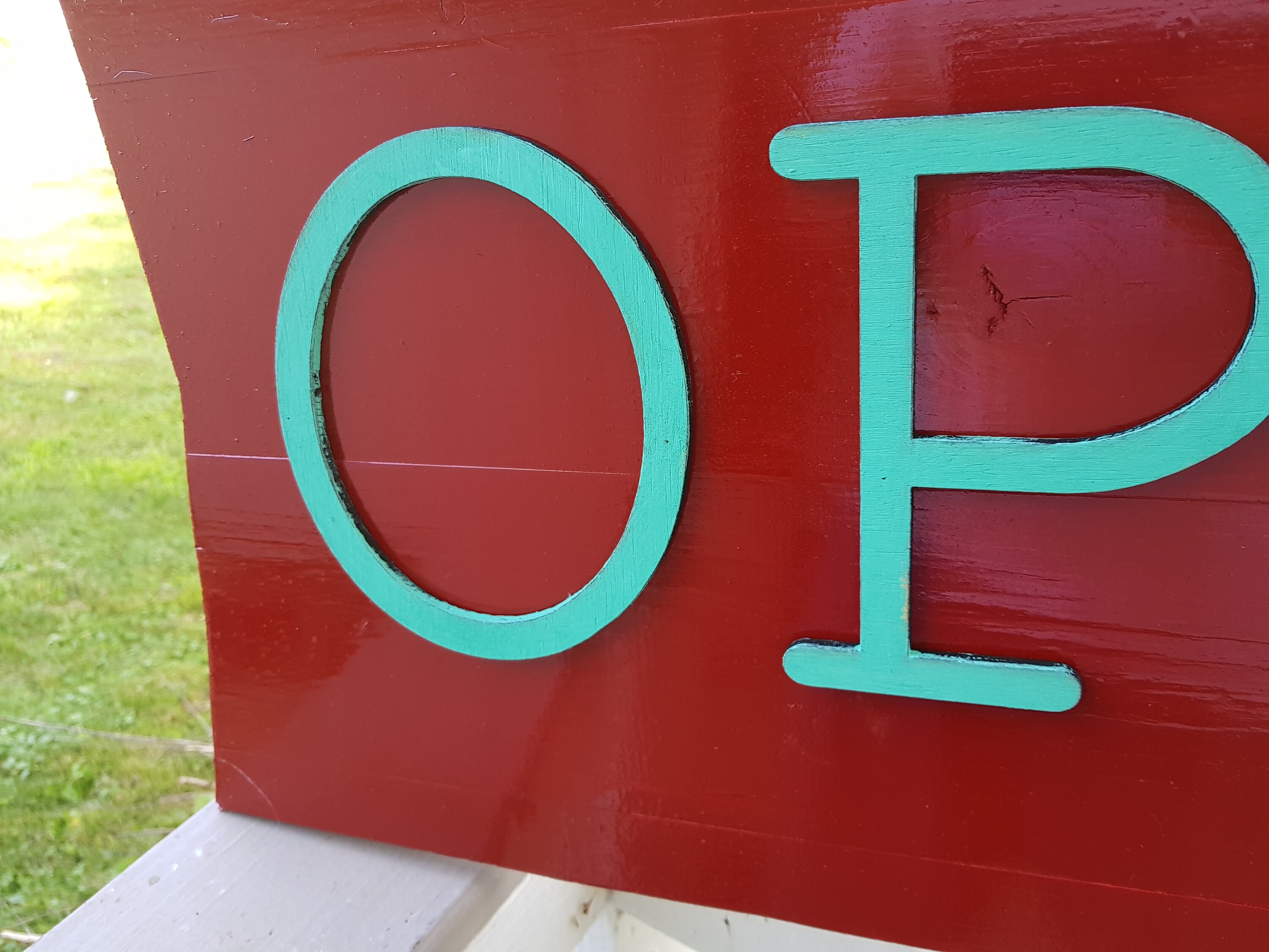 Open arrow Sign, wood open sign, Retro Sign, 1950s, Wood, Wooden, 3D ...