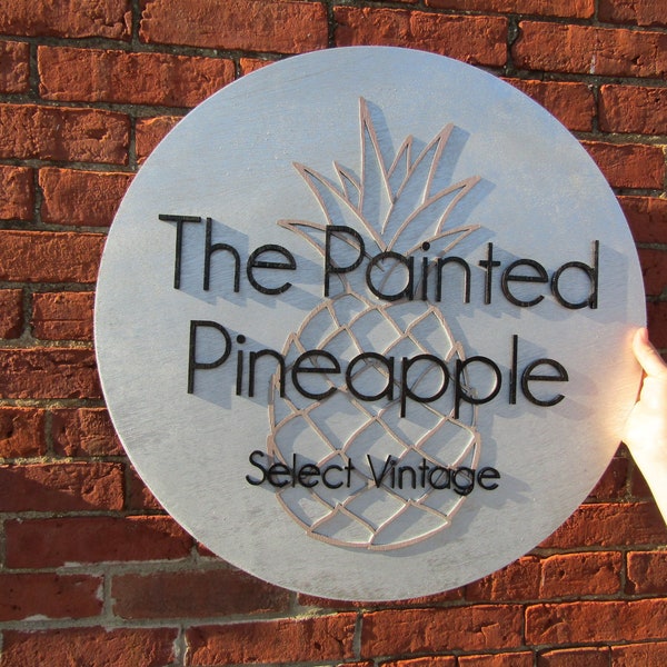 Painted Pineapple - Etsy