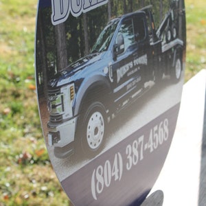 Tow Truck Commerical Photo Custom Metal Sign With Your Personalized ...