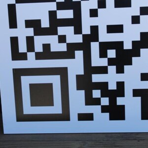 Custom QR Code Sign: Weatherproof PVC, Business Logo - Etsy
