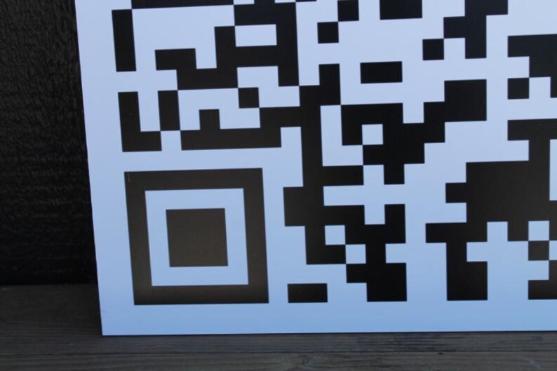 Letrero de código QR personalizado: PVC resistente a la intemperie ...