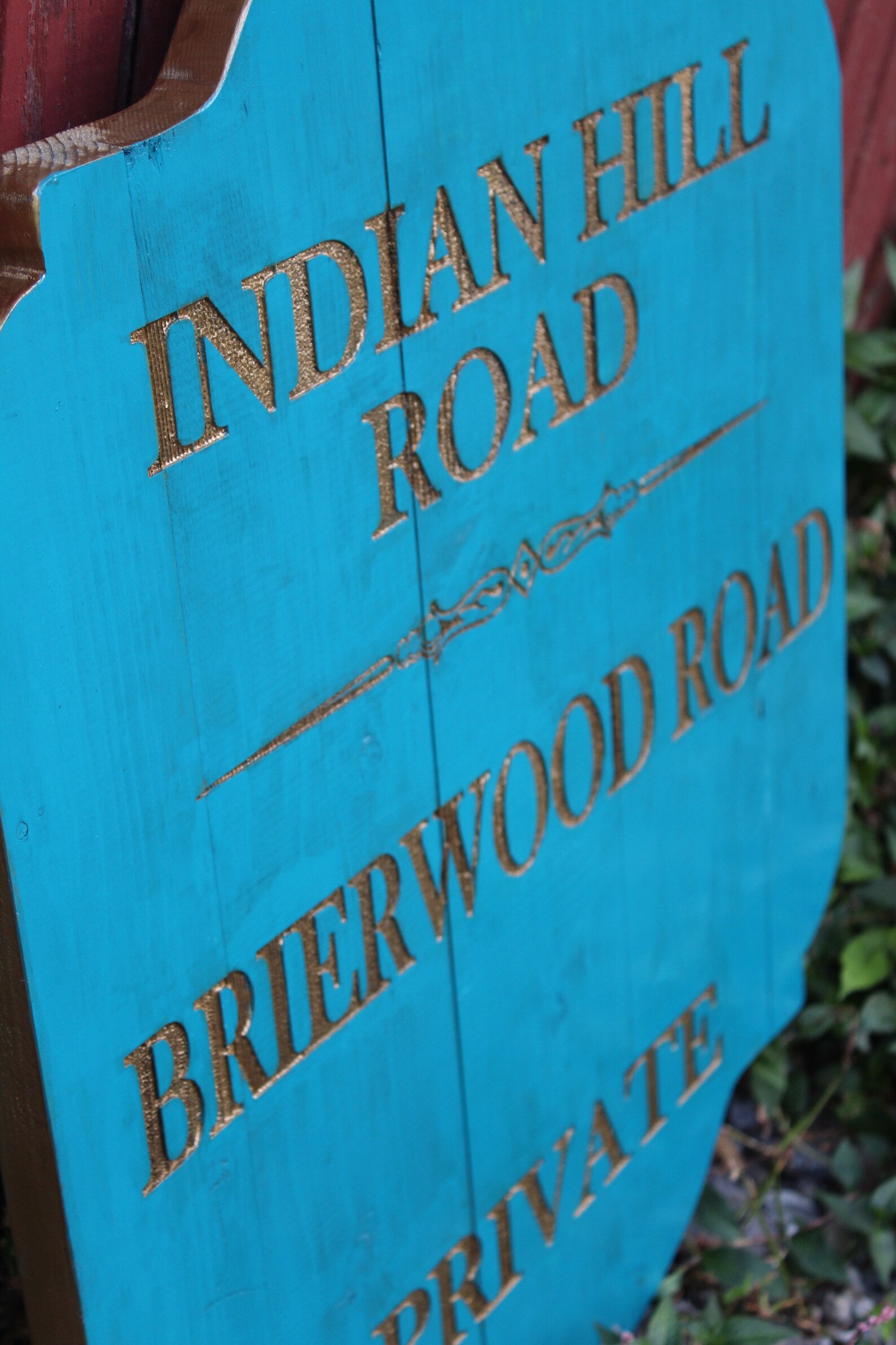 Large Private Drive Sign Engraved Solid Wood Custom Commercial - Etsy