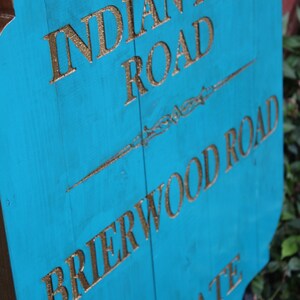 Large Private Drive Sign Engraved Solid Wood Custom Commercial Business ...