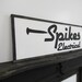 Large Custom Business Sign Spikes Electrical Commerical Signage Your ...
