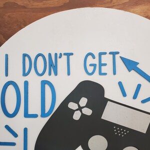 Gamer Gift, Video Game, Level Up, Birthday, Gift, Large Circle, Plaque ...