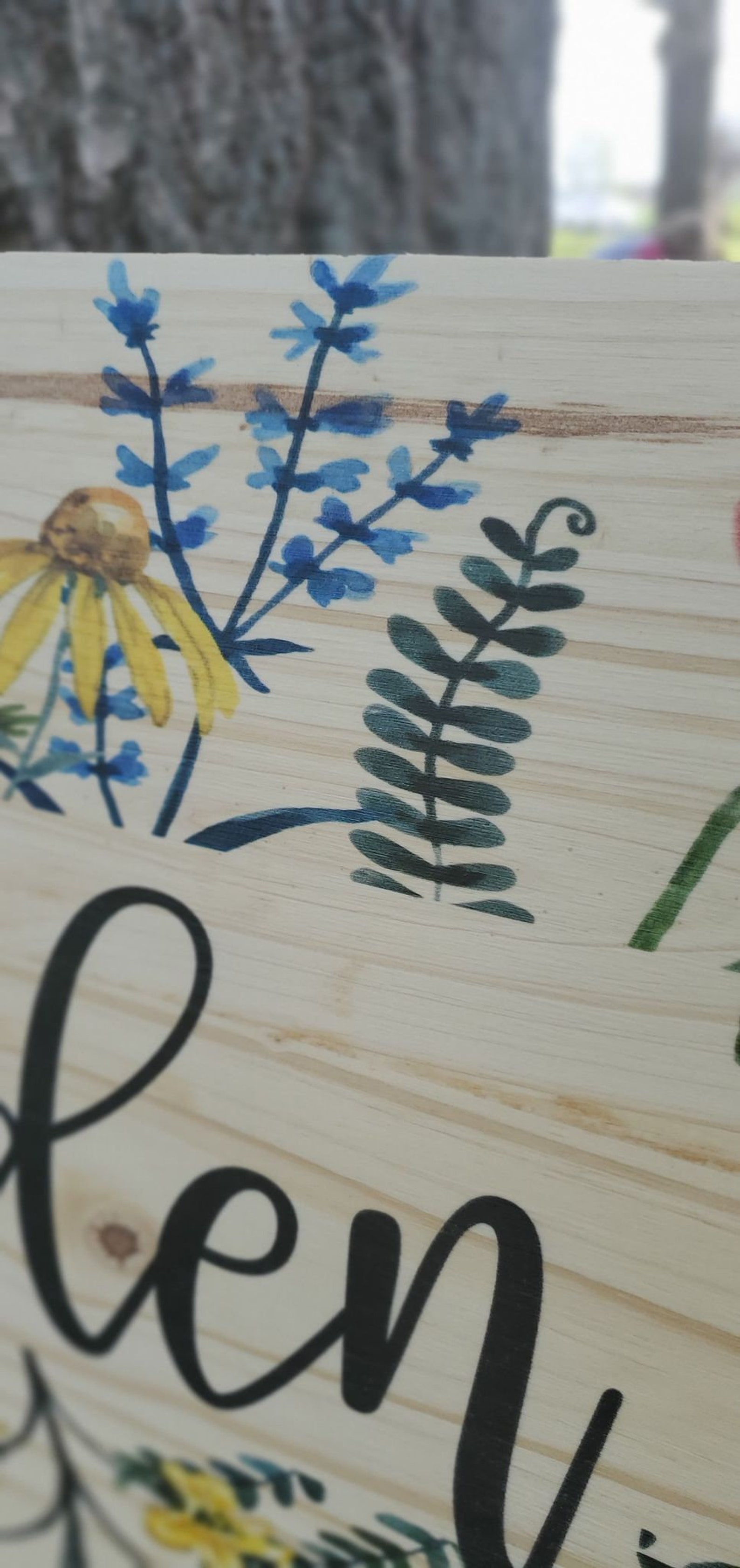 Our Eden Garden Floral Sign Mothers Gift Wife Gift Gardener - Etsy