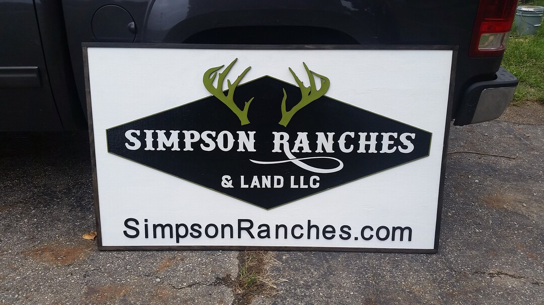 Realty Sign, Realtor Sign, Ranch Sign, Large Outdoor, Commercial ...