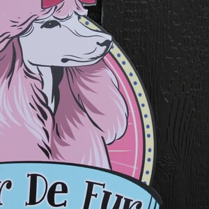 Custom Dog Salon Pet Groomer Weatherproof PVC Sign Personalized Custom ...
