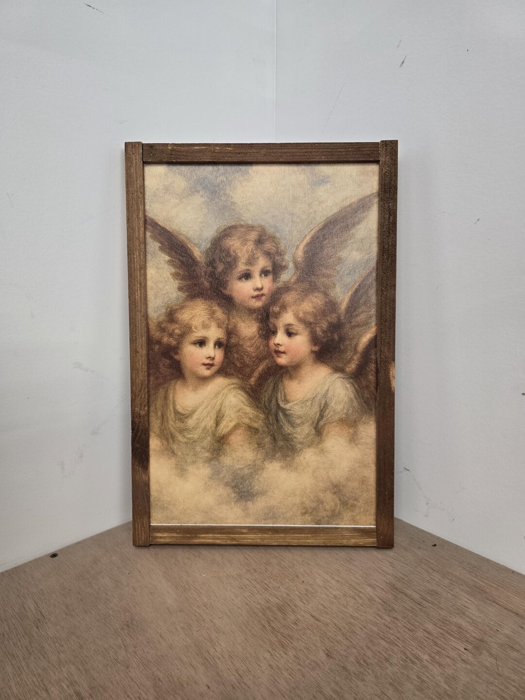 Vintage Angel Trio Wall Art – Classical Cherub Print – Heavenly ...