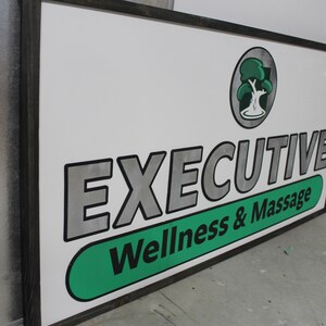 Custom Personalized Wellness and Massage Signage Commerical Business ...