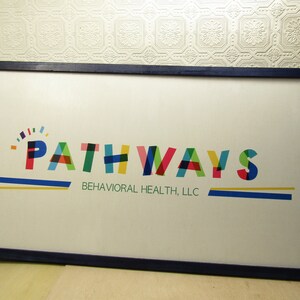 Custom Wood Sign Uvprinted Image Framed Behavioral Health Signage ...