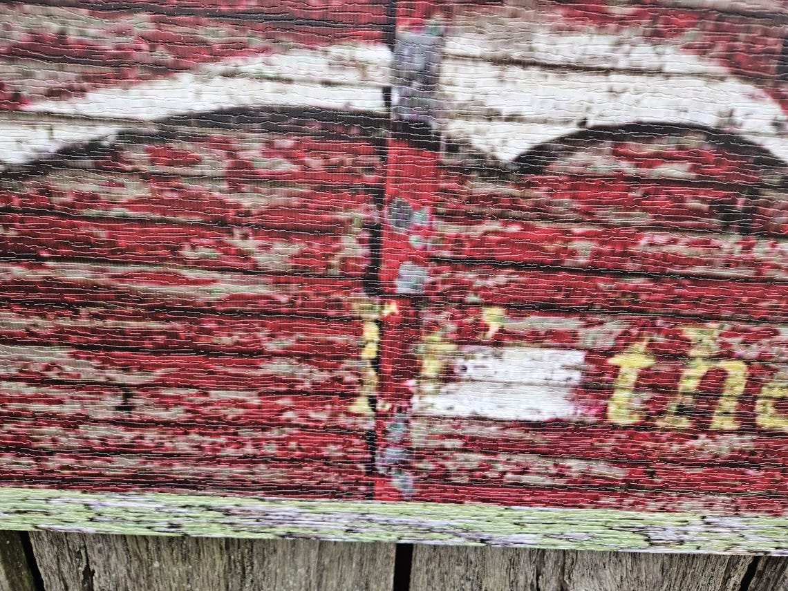 Antique Coca-cola Barn Sign Coke PVC Textured Finish Weatherproof Fade ...