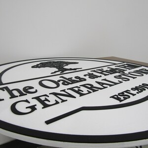 Custom Round Business Sign Commerical Signage Made to Order General ...