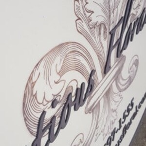 Large Custom Wood Sign, Engraved and Raised Text, We Use Your Actual ...