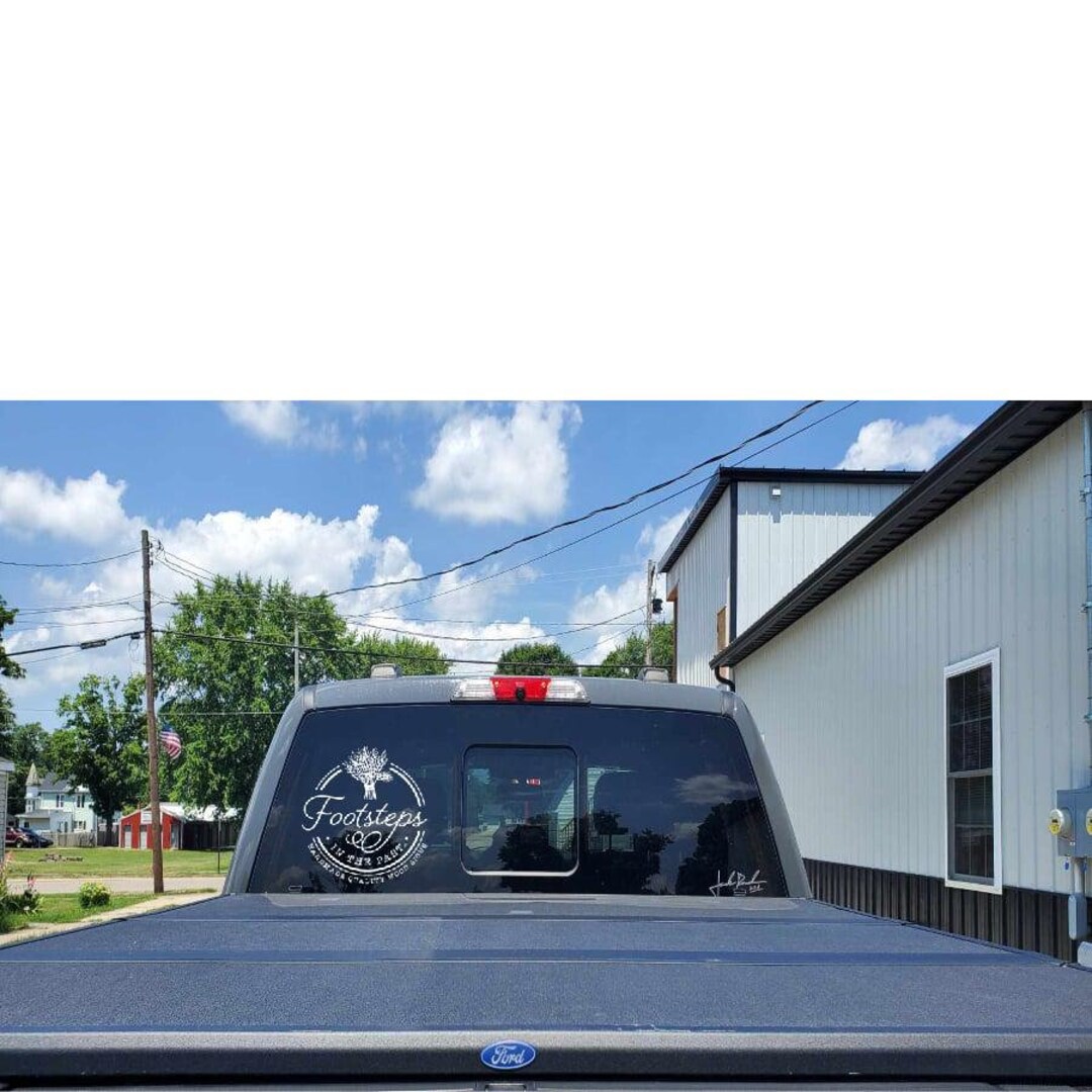 Personalized Truck Decal Custom Window Sticker Weatherproof Outdoor ...