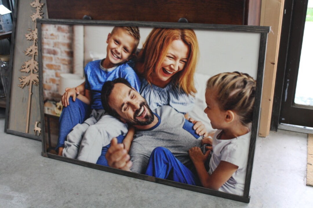 Custom Printed Sign Family Photo Photography Image Your Image Picture ...