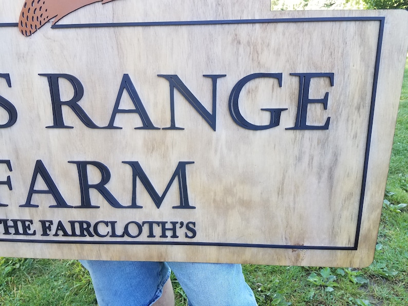 Farm Sign Woodland Duck Bird Poultry Hobby Farm Large - Etsy