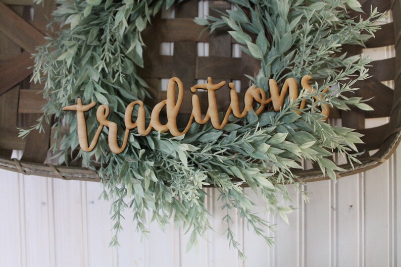 Traditions Laser Cut Out Traditions Sign Traditions Cutout - Etsy