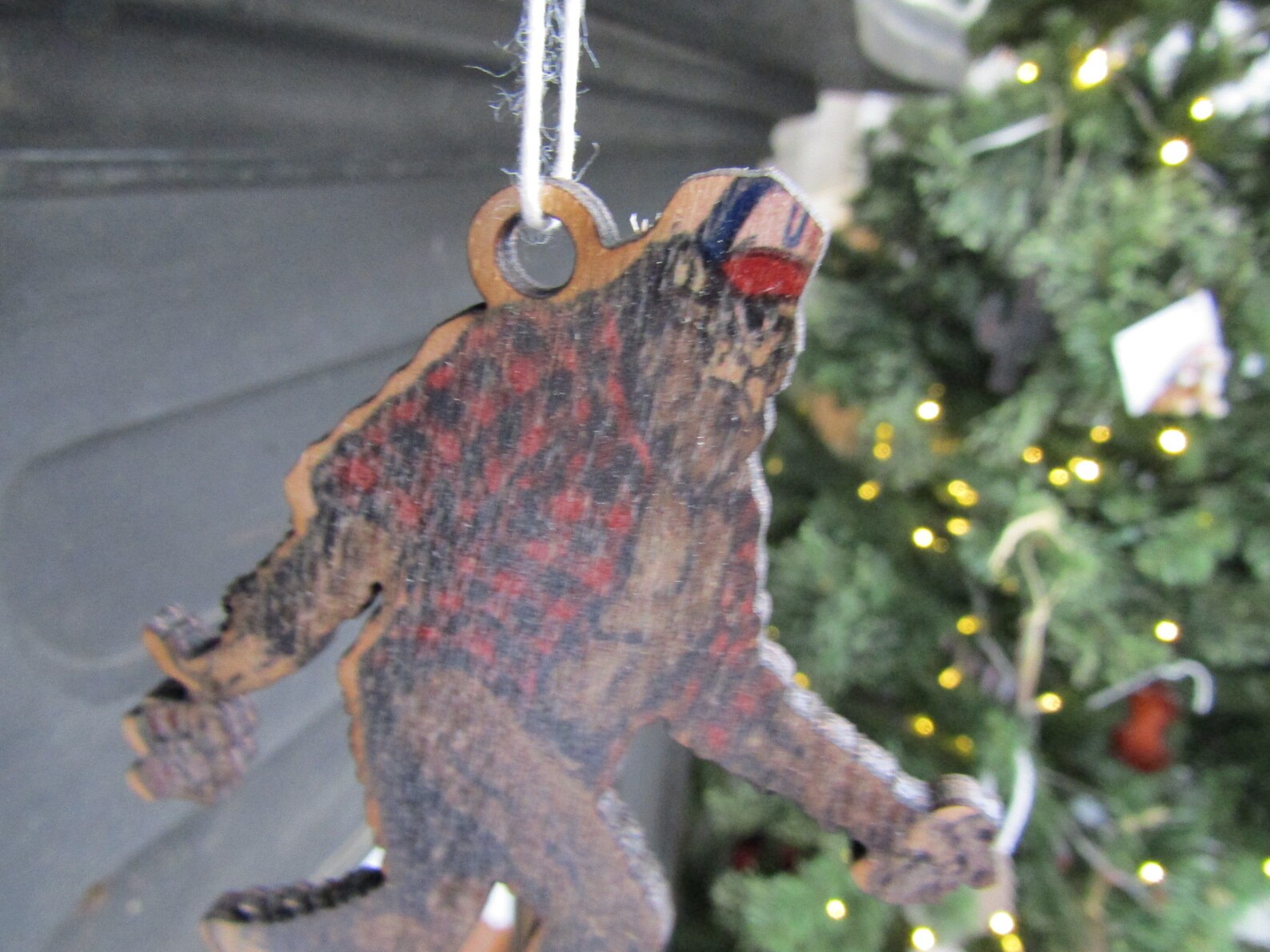 Bigfoot Wearing Buffalo Check Flannel Beer Baseball Cap Sasquatch Tall ...